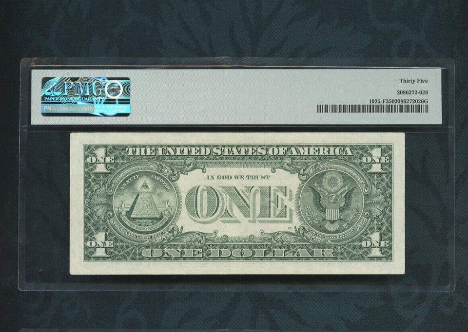 1999 FRN Atlanta Fancy Serial Fr# 1925-F $1 dollar PMG 35 (76666666) | eBay