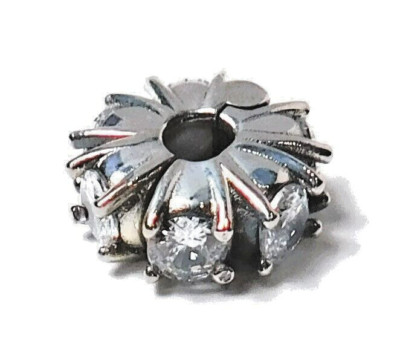 Authentic Pandora Charm, Long Pronged Sparkling Clip, #790046C01 | eBay