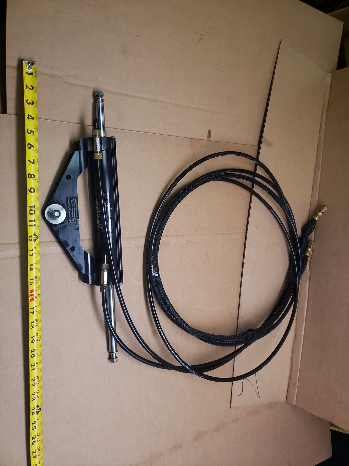 *Baystar Seastar Teleflex HYDRAULIC STEERING 105" Hose Like New HC4645H ...
