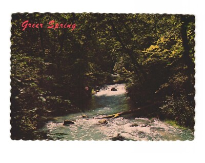 Greer Spring, Second Largest Spring In Missouri Postcard Unposted 4x6 ...