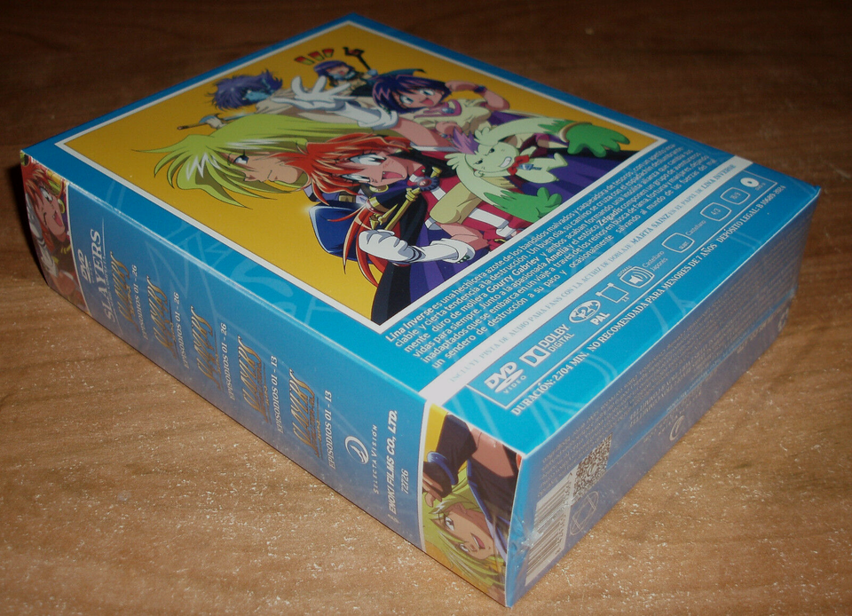 Slayers 1-5 Complete Series 21 DVD 104 Episodes New Sealed Animation ...