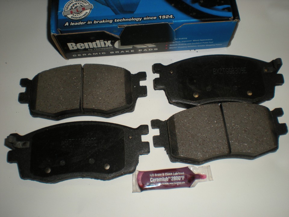 GENUINE BENDIX CERAMIC Disc Brake Pad Set-CQ Front Bendix D1156 | eBay