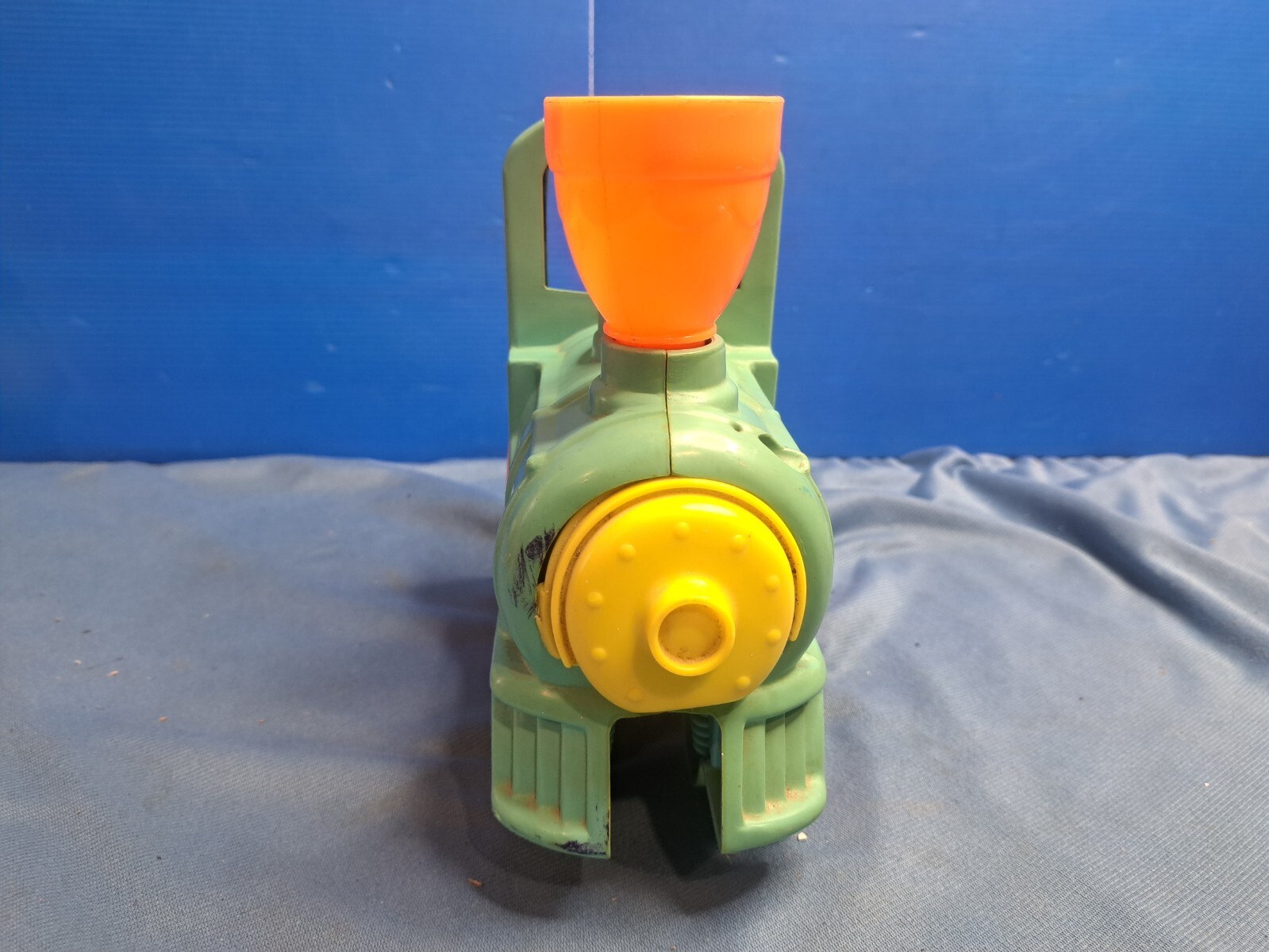 Vintage 1979 Mattel Train Crib Rail Runner Musical Infant Toy Blue ...