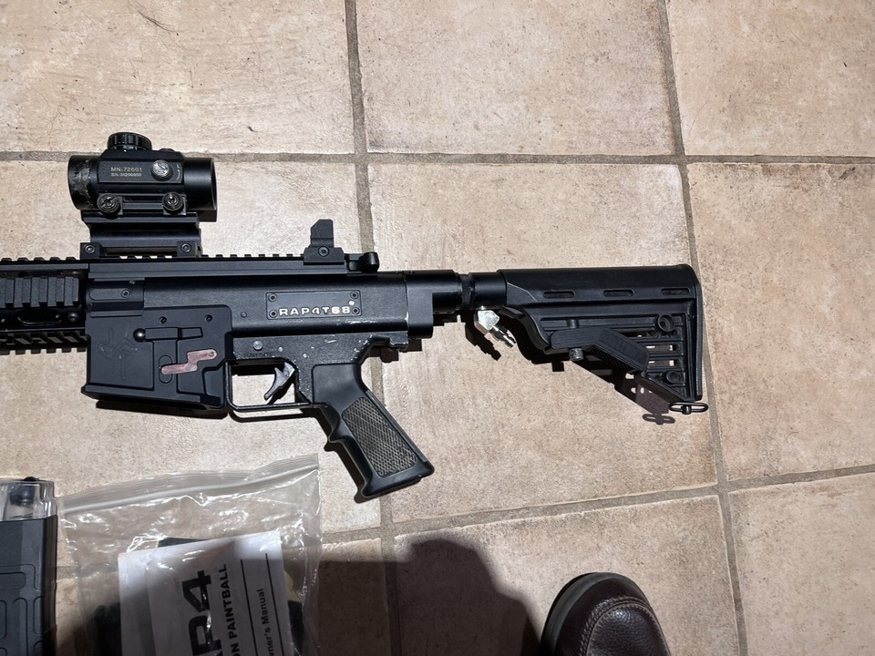 RAP4 T68 Custom Paintball Marker - First Strike Rifled Barrel (Lapco) W ...