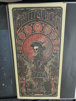 Luke Martin Grateful Dead Jack Straw Screen Print Poster | eBay