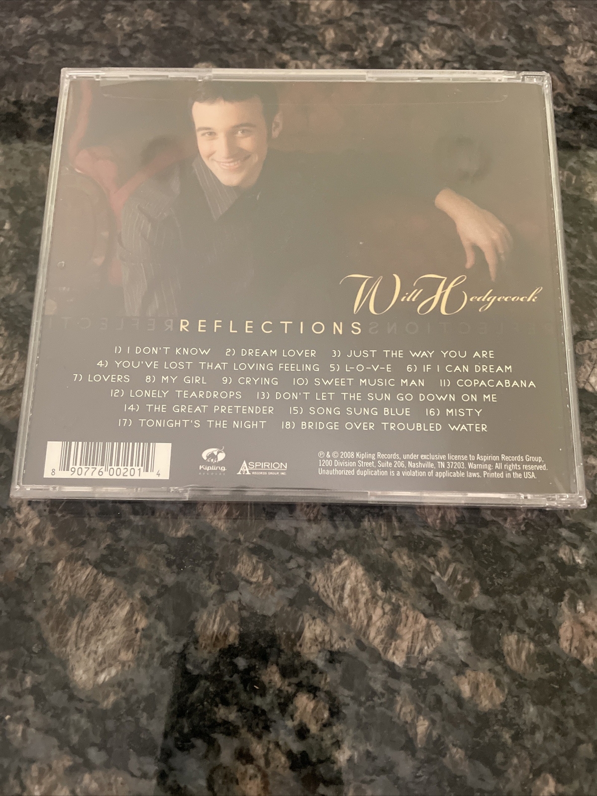 NEW! Will Hedgecock - Reflections CD - Cover Songs - 2008 (Free Shipping!) 890776002014| eBay