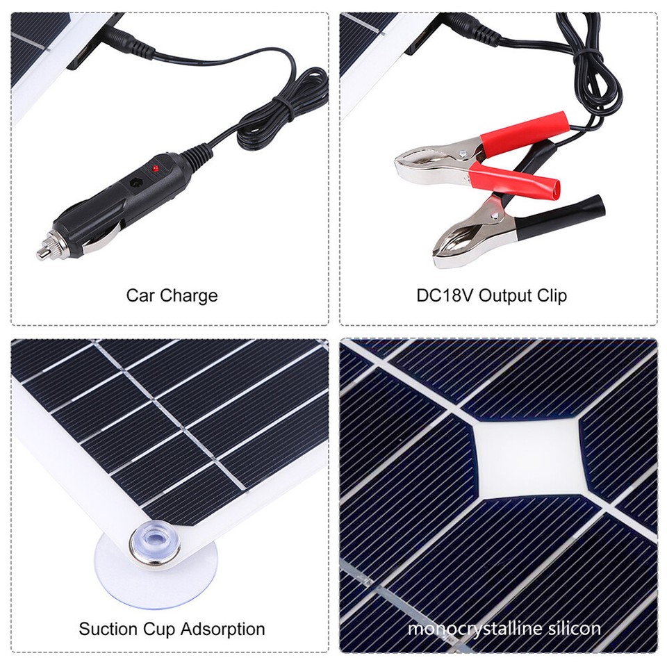 6000W Complete Solar Panel Kit Solar Power for RV Marine Boat Off Grid ...