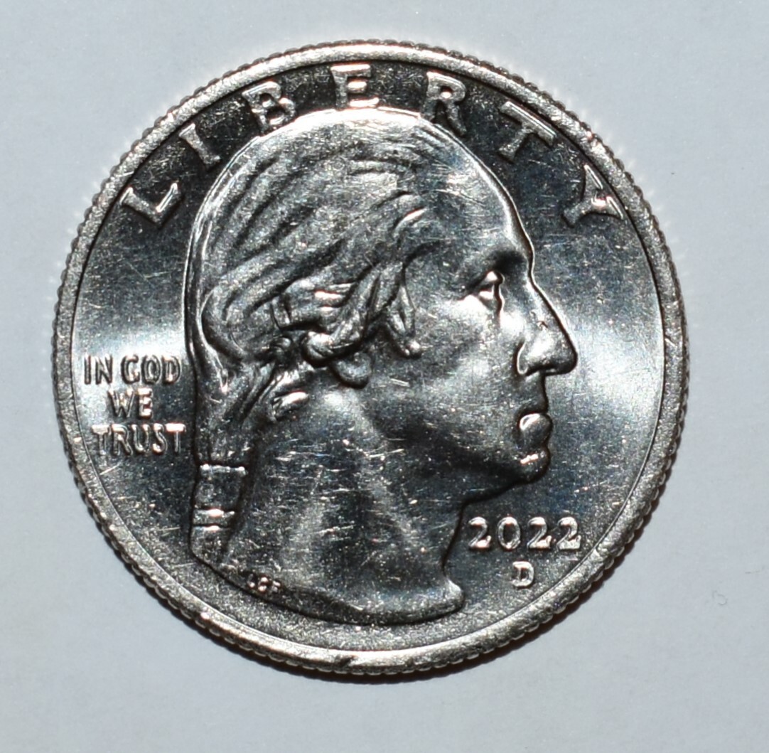 2022 D Maya Angelou Quarter Error AU Original LGF, ESD Double Die ...