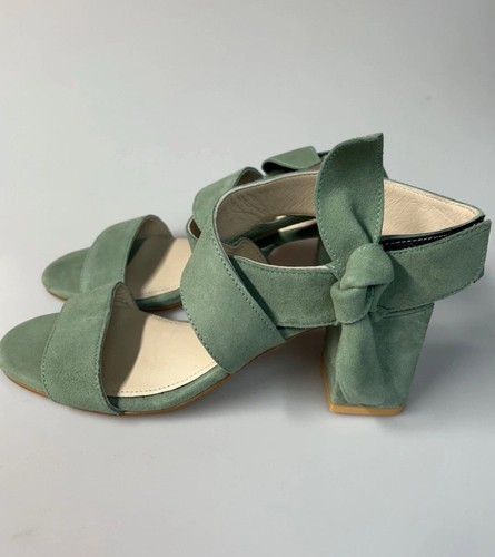 Signature by Journee Collection Hether Green Suede Sandal Sz 8 | eBay