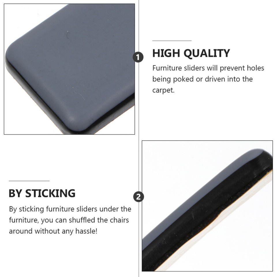 12Pcs Furniture Slider Self-Stick Furniture Moving Pad Adhesive Movers ...