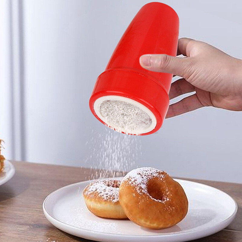 Powdered Sugar Sieve Matcha Bread Cocoa Powdered Coffee Dusting Jar ...