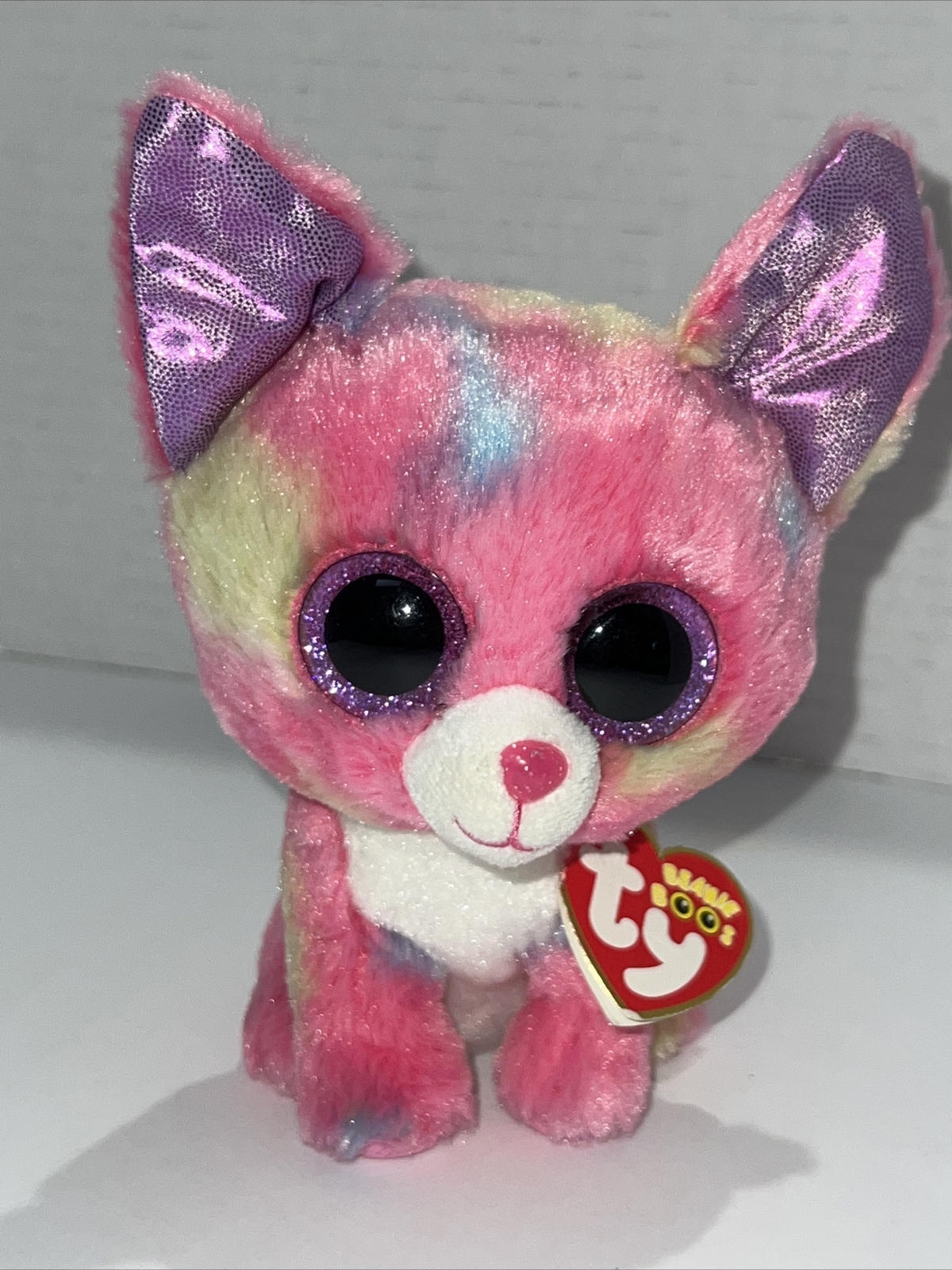 CANCUN the Chihuahua Glitter Eyes 6” TY Beanie Boos Collectible Easter ...