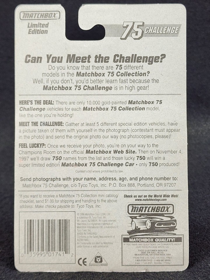Matchbox 75 Challenge Lamborghini Countach #67 | eBay