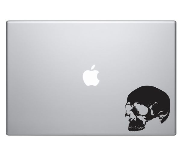 Skull Decal Sticker for Macbook Pro Air iPad Laptop Car Truck ...