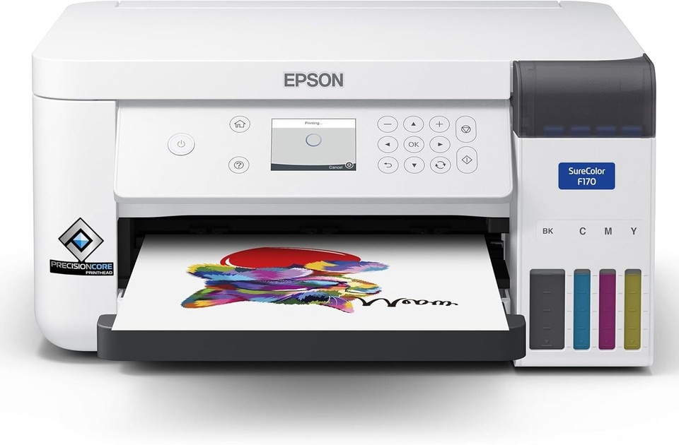 NEW Epson SureColor F170 Dye-Sublimation Printer. Includes Full Set of ...