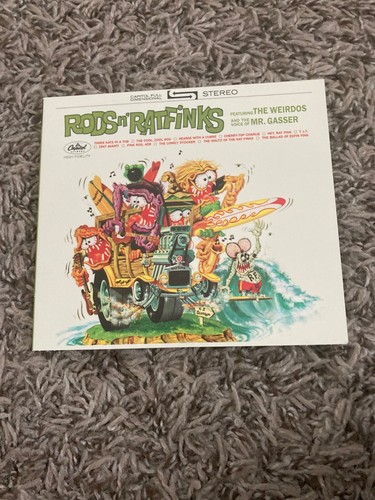 MR GASSER & THE WEIRDOS RODS n RATFINKS CD RARE SURF DRAG ROCK BIG ...