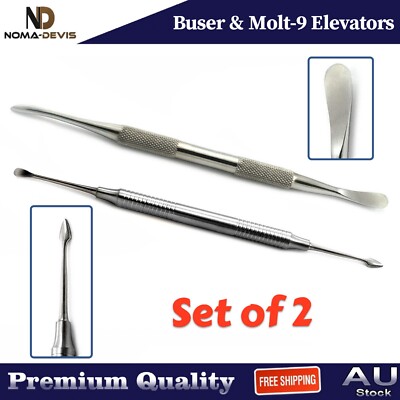 Surgical Molt 9 Elevator Bone Surgery Implant & Buser Freer Dental ...