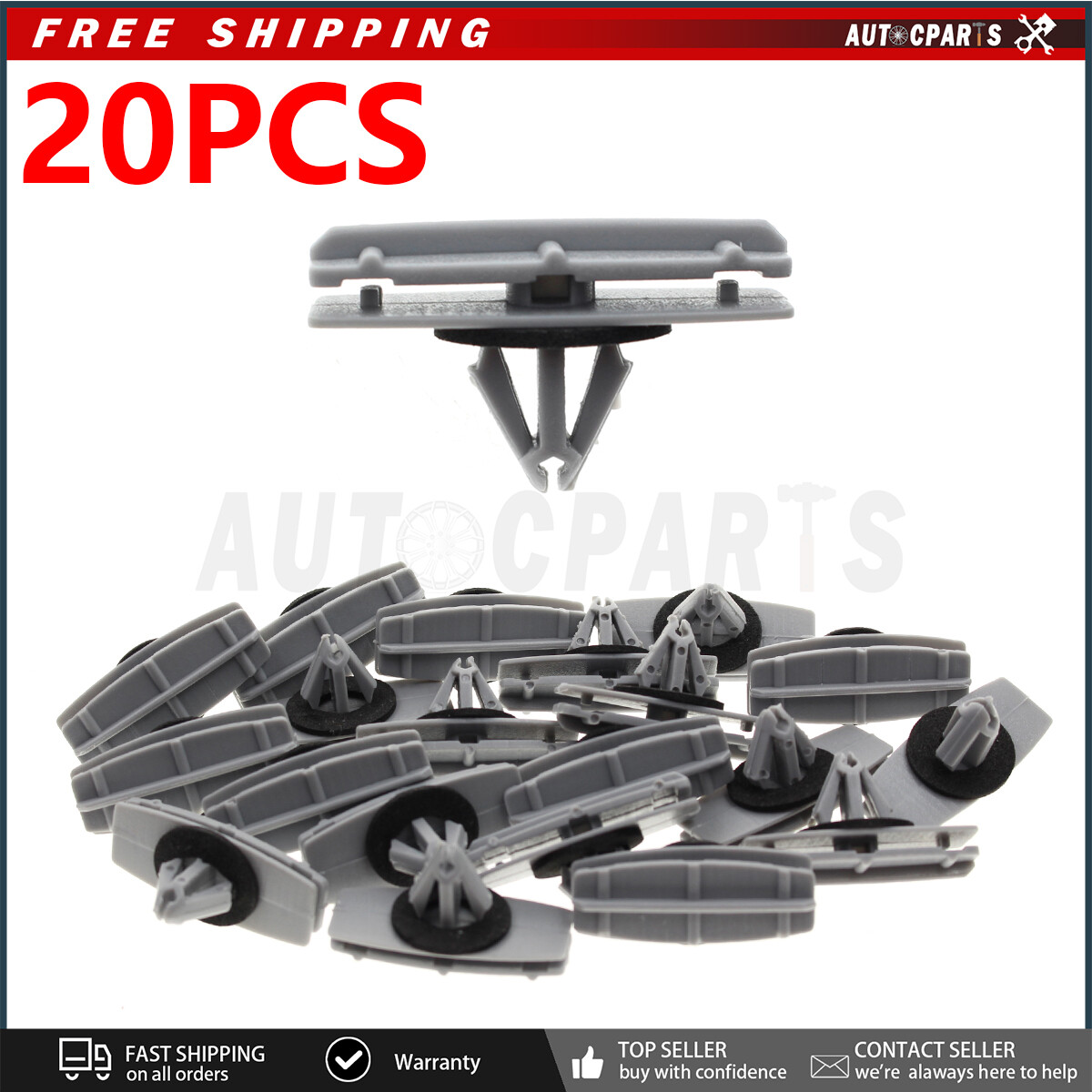 20pcs Fender Flare Moulding Clips For Dodge Durango Nitro Jeep Grand ...