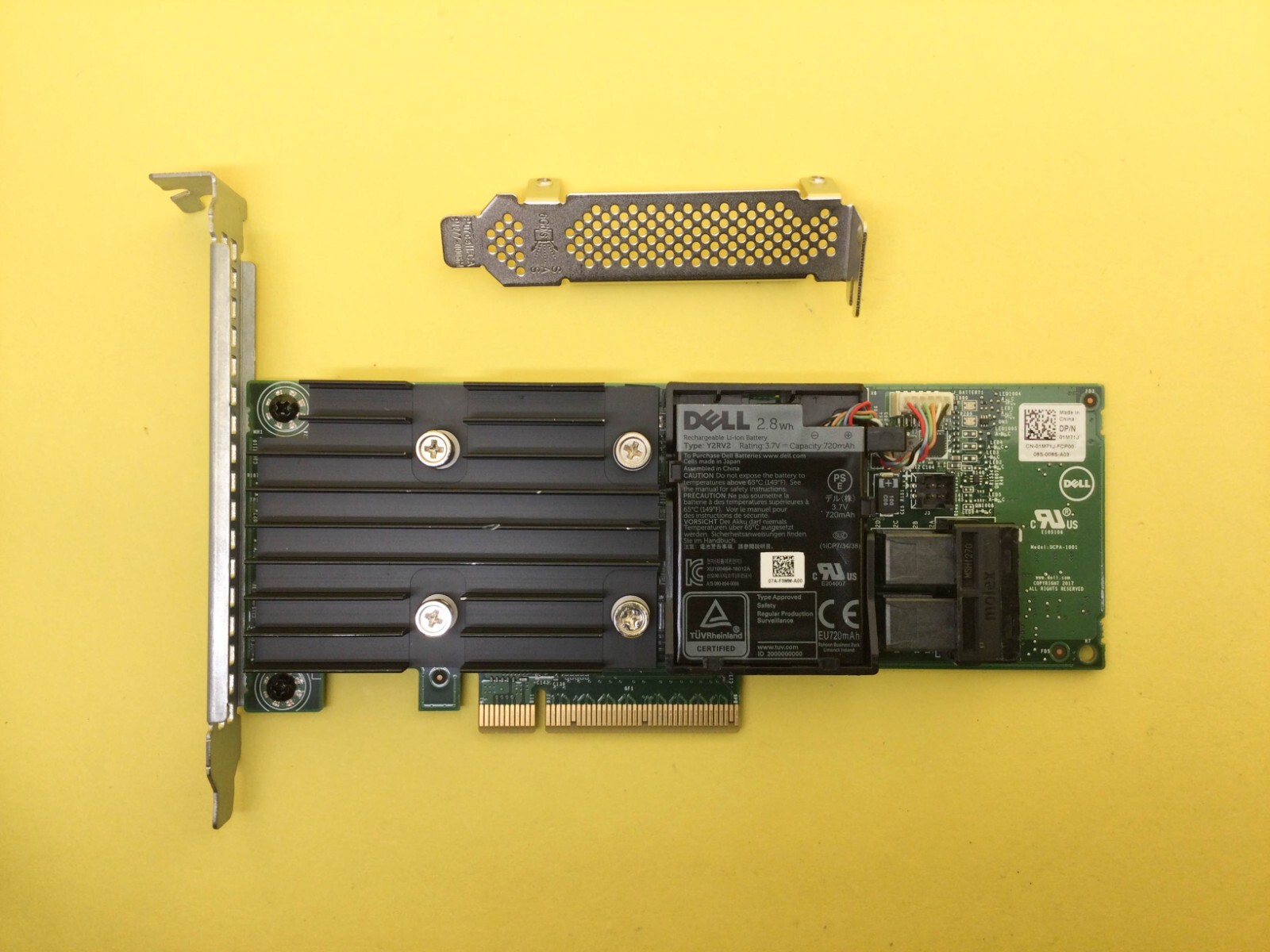 1M71J DELL PERC H740P SAS 12Gb/s EIGHT PORT Raid Controller w/ 8GB CARD ...