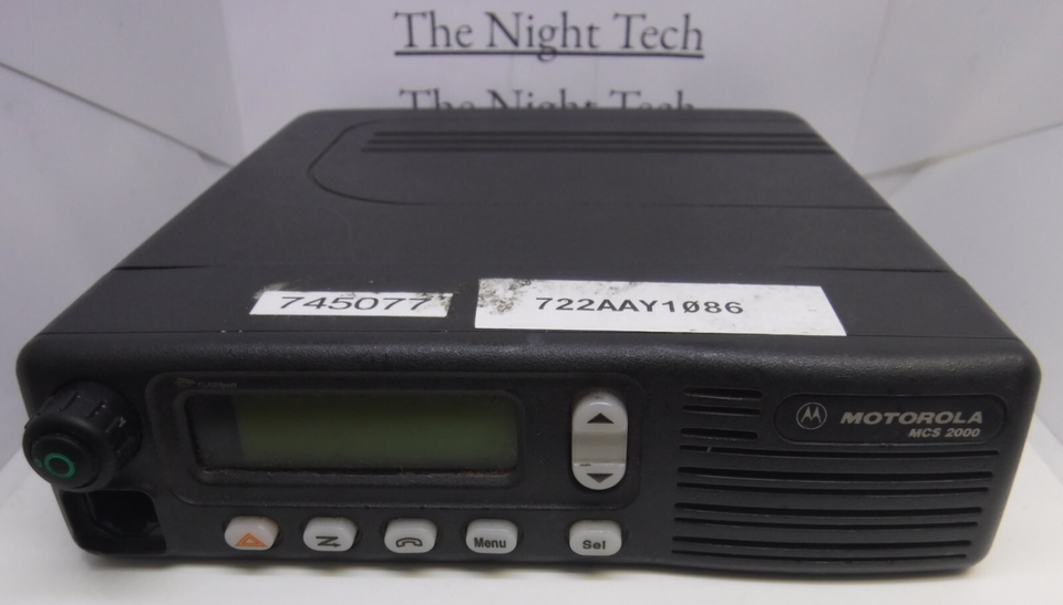 Motorola MCS2000 Digital Two-Way Mobile Radio M01HX+812W | eBay