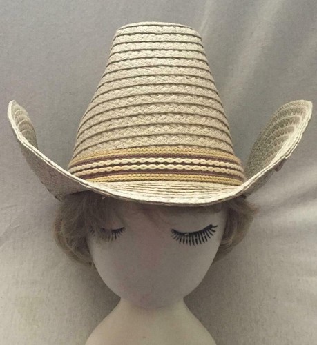 U SHAPE IT Western Hat Mens/Womens Wire Brim Poly Straw Cowboy Braid ...