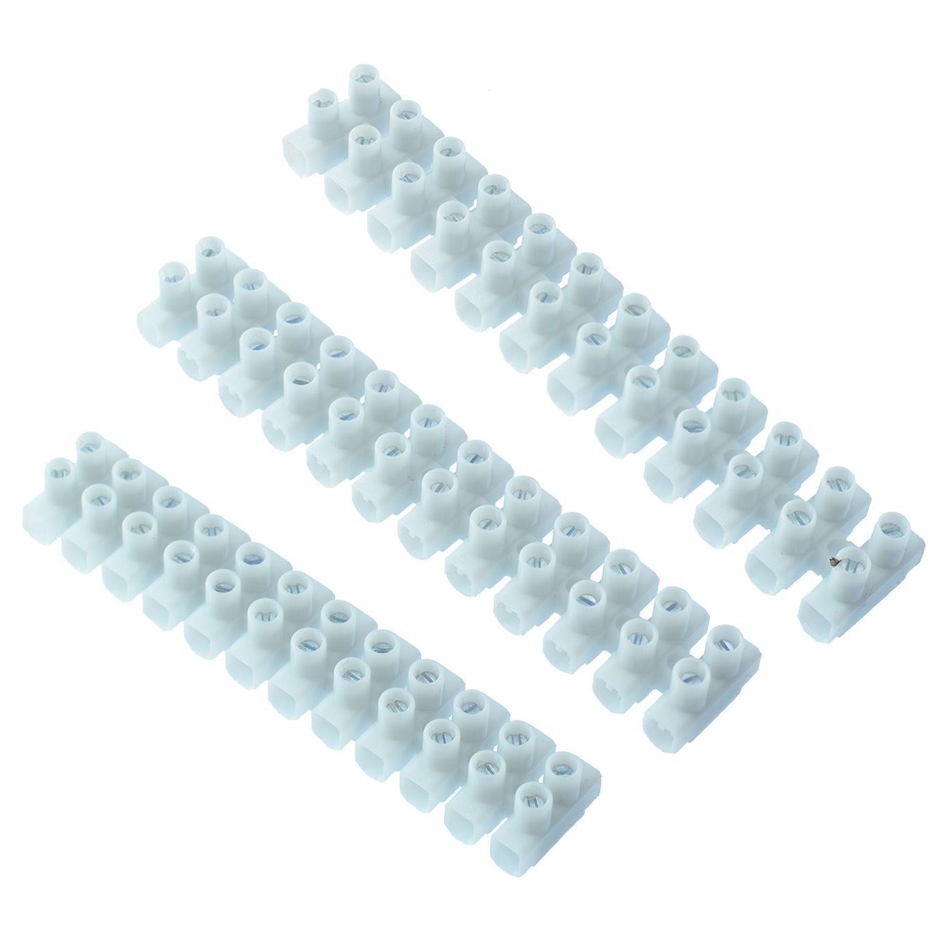 12 Pole Way Electrical Choc Block Terminal Strip Connector 24A 32A 57A ...