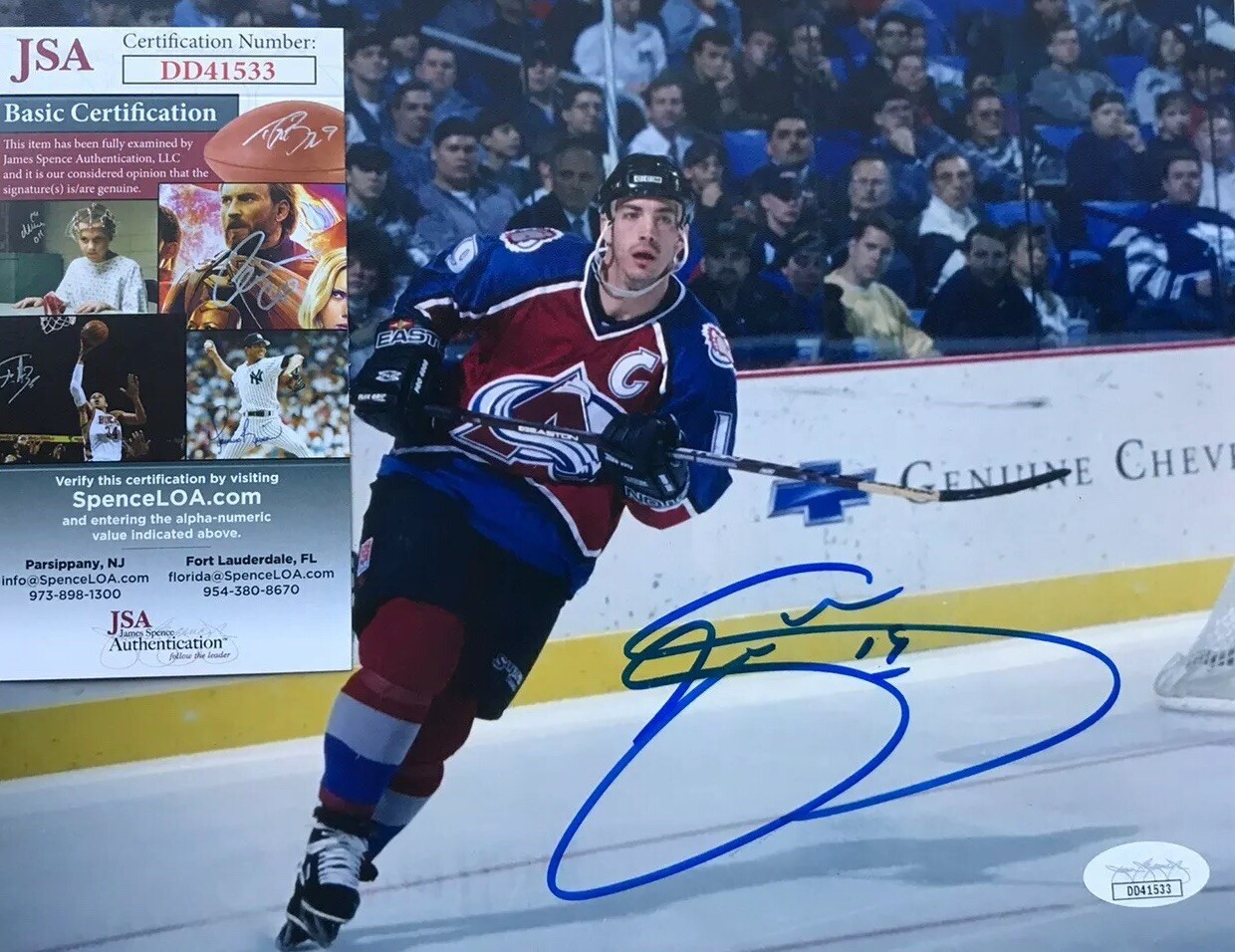Joe Sakic | Autographed Hockey Memorabilia & NHL Merchandise