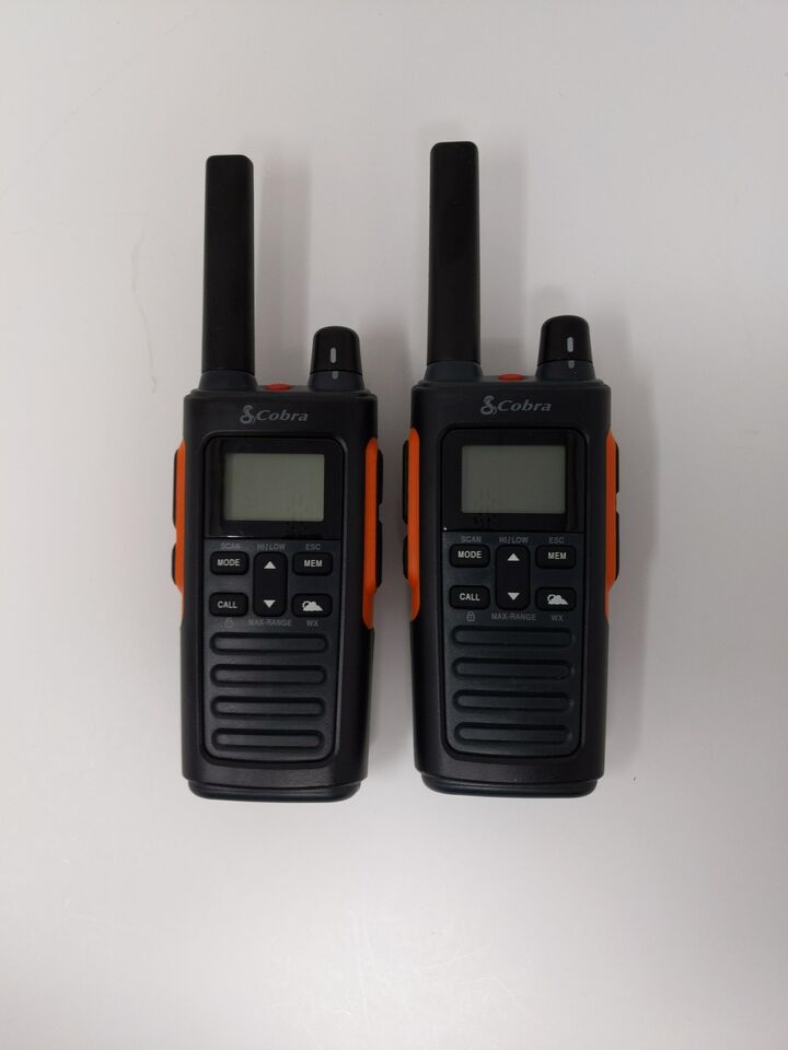 Cobra RX680 Walkie Talkies 38-Mile Range Rechargeable 60 Channels 2 ...