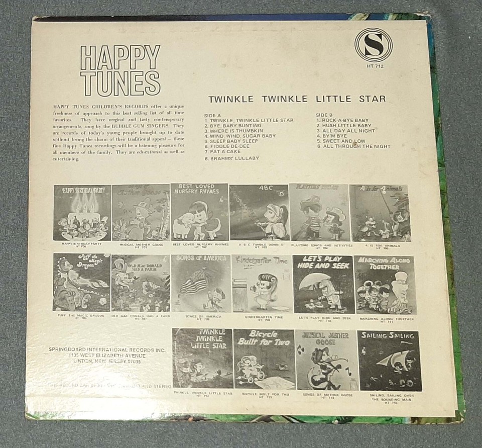 Twinkle Twinkle Little Star - Bubble Gum Singers and Orchestra (Record ...