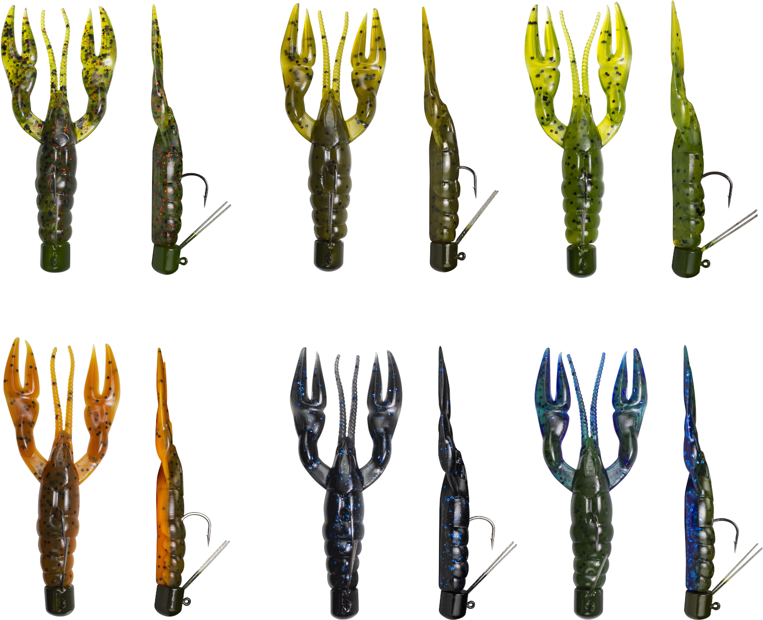 Lunkerhunt Pre-Rigged Finesse Craw 3 inch Ned Rig Craw Bass Finesse ...