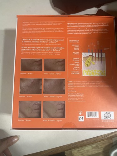 Dr. Dennis Gross DRx SpectraLite FaceWare Pro – LED Face Mask for Anti ...