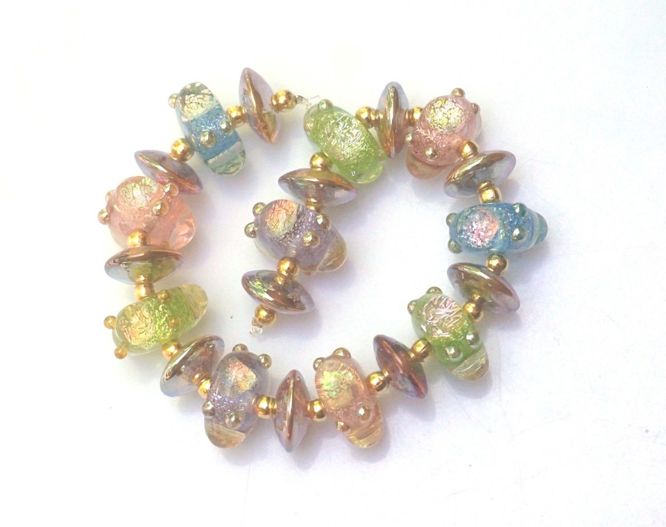 FRISKEY handmade Lampwork Art Glass Beads, Sparkle Extreme !!! | eBay