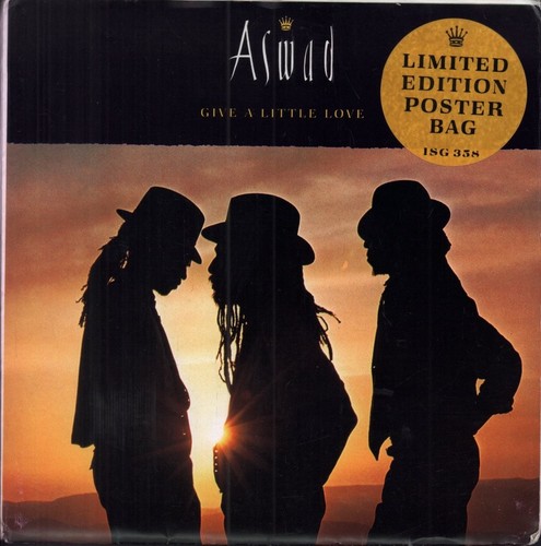 Aswad Give A Little Love 7" vinyl UK Mango 1988 limited edition poster ...