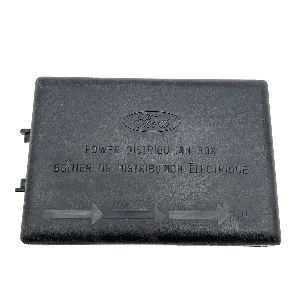 1999 2000 2001 F250 F350 F450 Super Duty OEM Fuse Box Cover Lid F65B ...