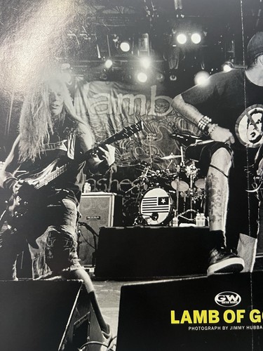 2006 Lamb of God Guitar World Band Concert Poster | eBay