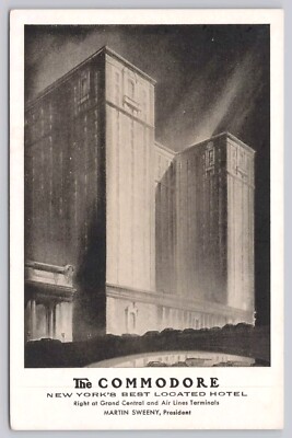 Postcard The Commodor New York | eBay