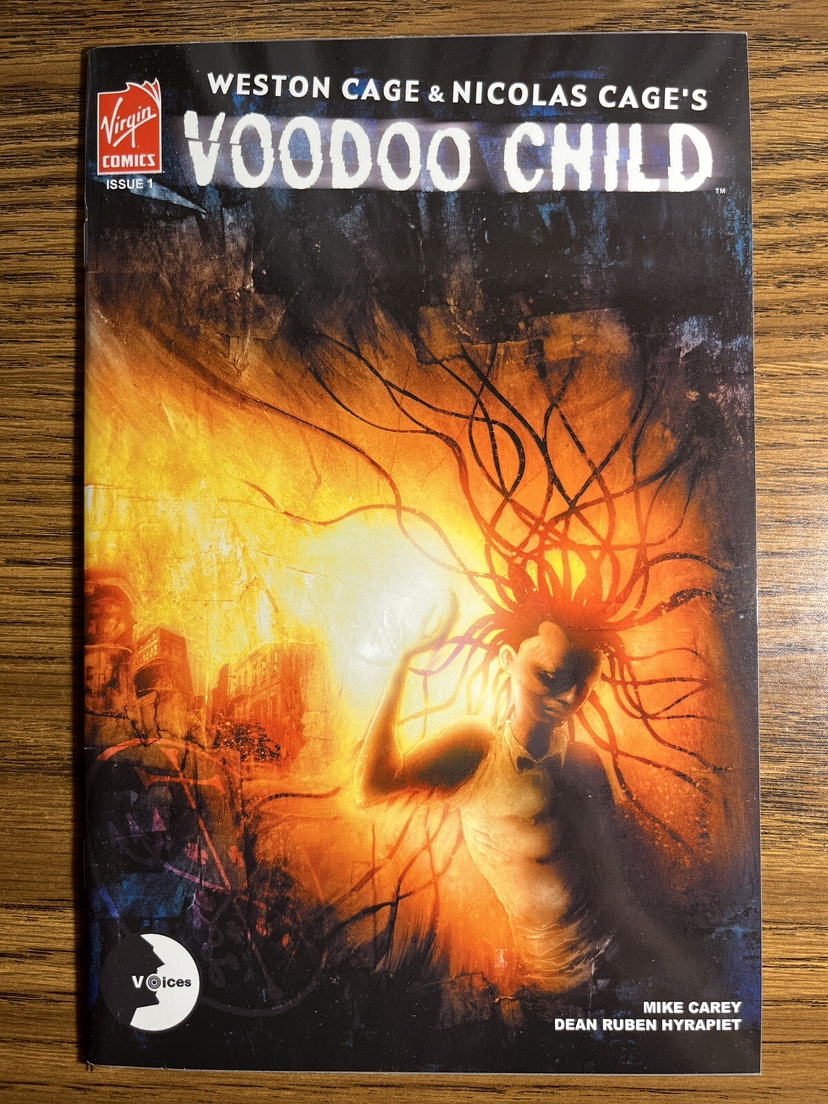 VOODOO CHILD 1 NM NICOLAS CAGE MIKE CAREY STORY VIRGIN COMICS 2007 | eBay