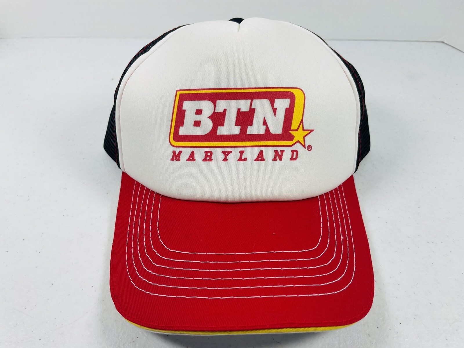 🔥 BTN • Big Ten Network • Maryland Terrapins • Trucker Mesh SnapBack ...