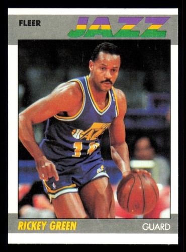 1987 Fleer #43 Rickey Green EX-MT/NM See pics (CombineShip) | eBay