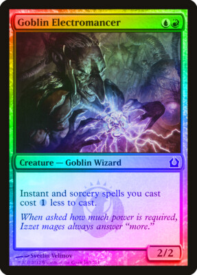 Goblin Electromancer FOIL Return to Ravnica PLD Blue Red Common CARD ABUGames | eBay