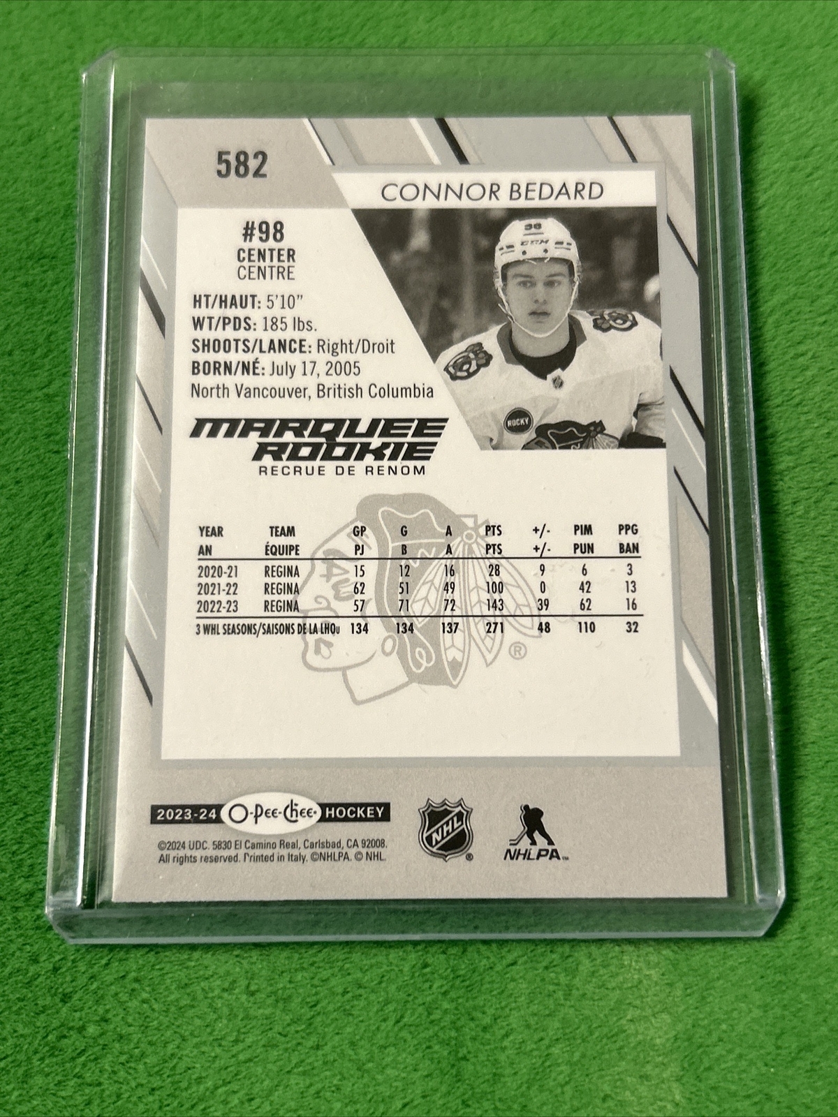 2023-24 O-Pee-Chee - Marquee Rookie #582 Connor Bedard (RC) for sale ...