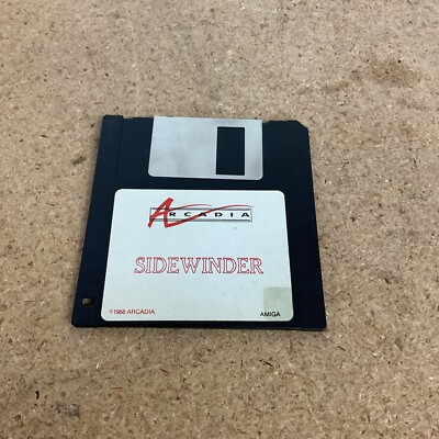 SIDEWINDER Commodore Amiga Video Game Floppy Discs 1988 Arcadia | eBay