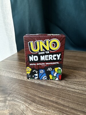 UNO Show ‘em No Mercy Card Game for Kids, Adults & Family Parties Fast ...