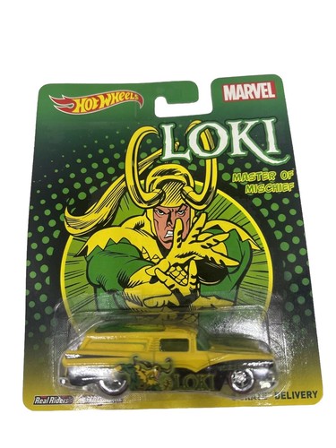 2014 Hot Wheels Marvel Loki Master Of Mischief 8 Crate Delivery | eBay