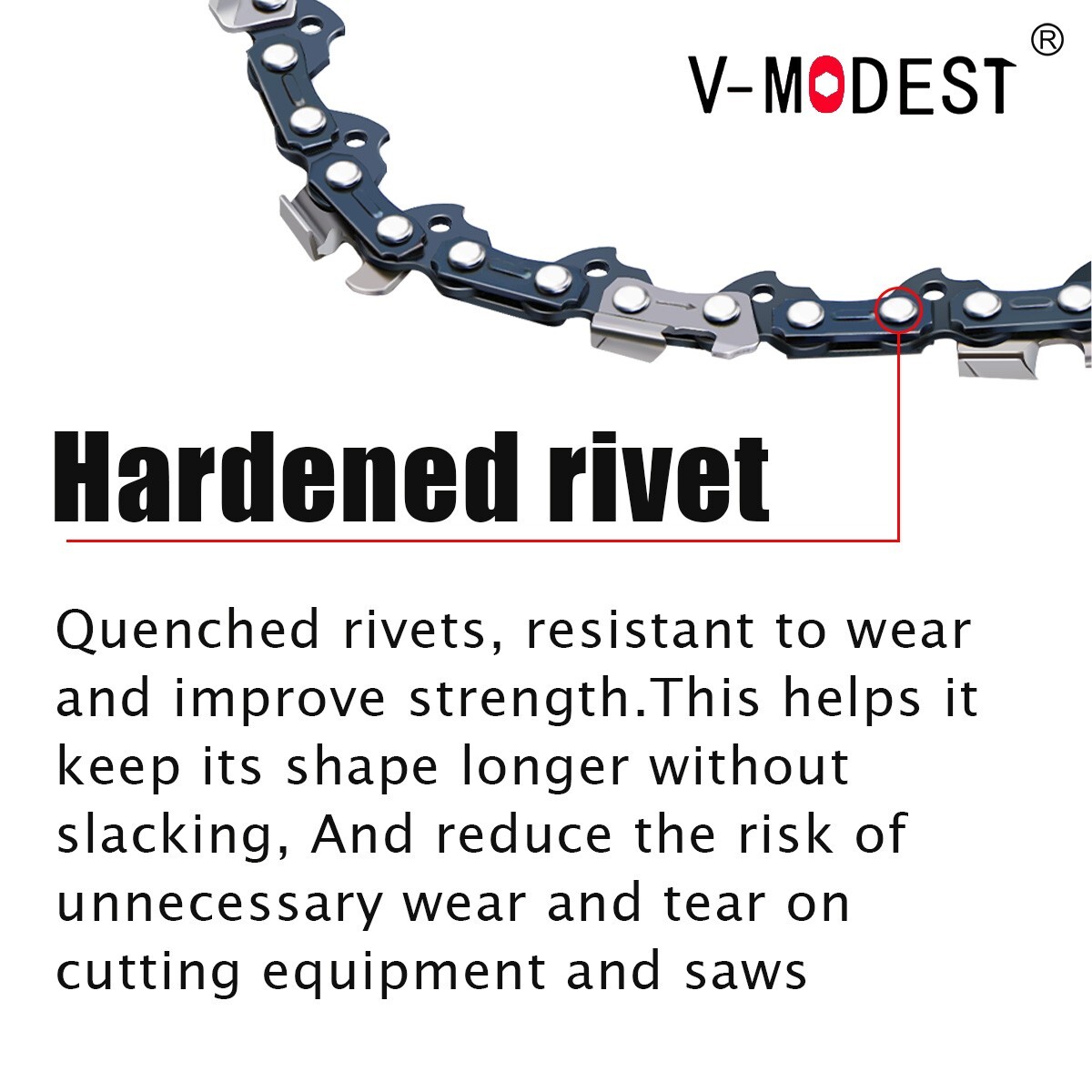 8In Pole Saw Chain Blade For Harbor Freight Portland 62896 6190 3/8"LP ...
