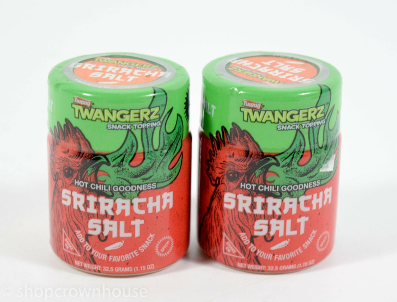 10x Twangerz Sriracha Snack Topping Hot Chili Goodness Salt Shakers ...