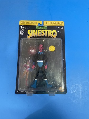 DC DIRECT VINTAGE GREEN LANTERN SINESTRO ACTION FIGURE 2001 BRAND NEW ...