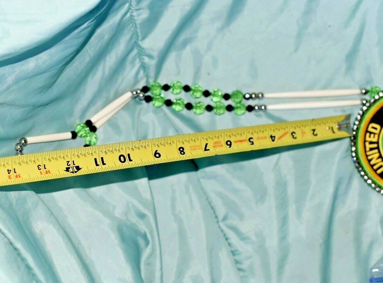 US Army Military Patch American Bead Work Pendant Necklace - Very Sharp ...