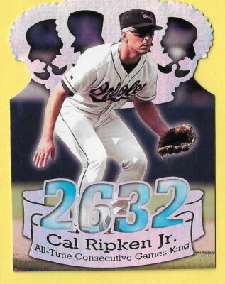 1999 Pacific Cal Ripken Jr. 2632 All time Consecutive Games King ...