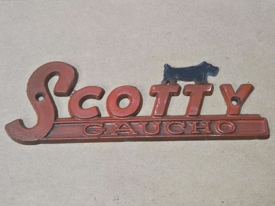 Serro Scotty Gaucho Travel Trailer Camper Original Vintage Plastic ...